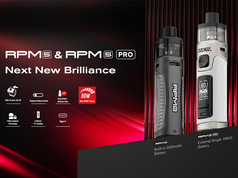 SMOK RPM Series Comparison: SMOK RPM 5 Vs SMOK RPM 5 Pro Pod Kit ...